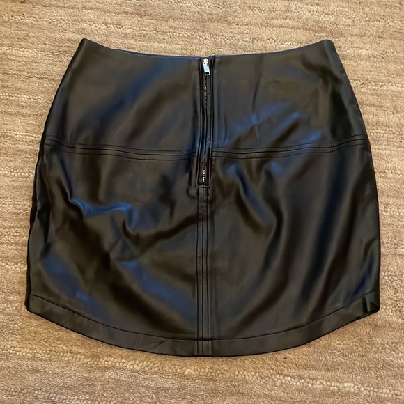 Lulus | Skirts | Lulus Black Leather Skirt | Poshmark